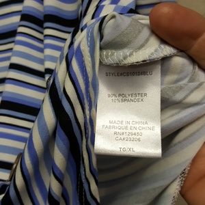 Como Blu | Tops | Striped Tunic Como Blu | Poshmark